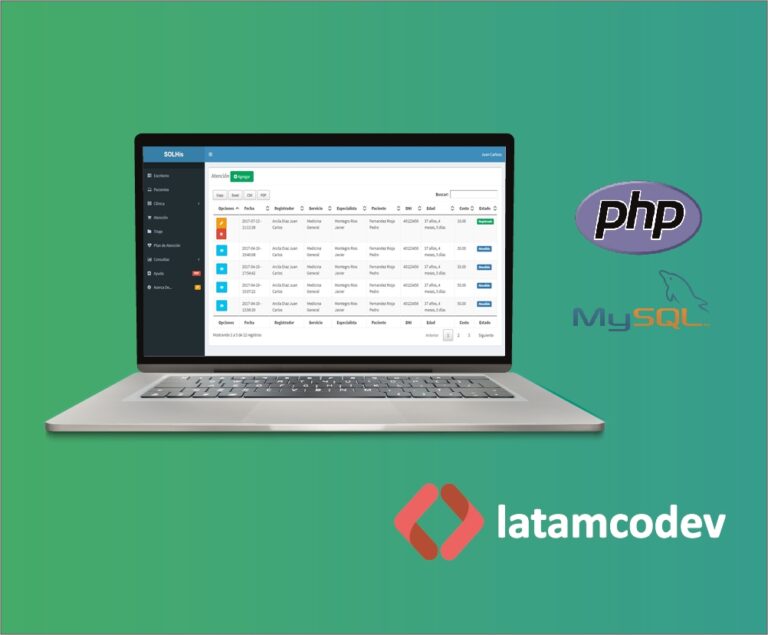 Sistema Historias Clinicas – PHP & MySQL – LATAM CODEV